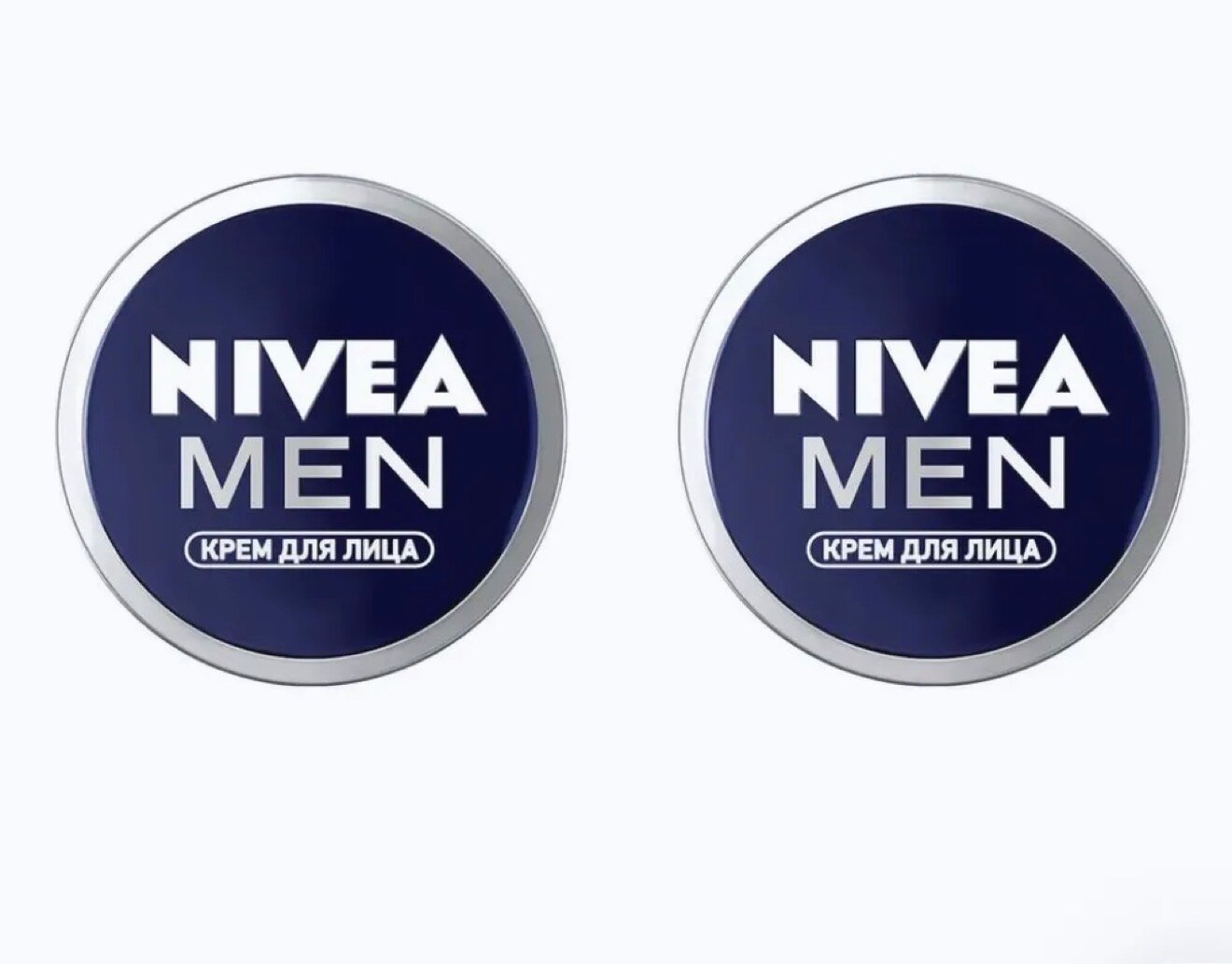 Крем для лица мужской NIVEA MEN увлажнение и защита от сухости, 75 мл, набор 2 шт