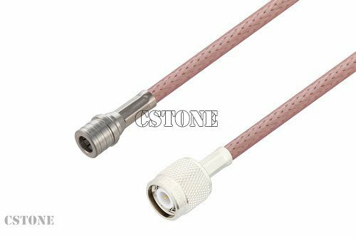 QMA штыревой к TNC штыревой кабель используя RG142 коаксиальный