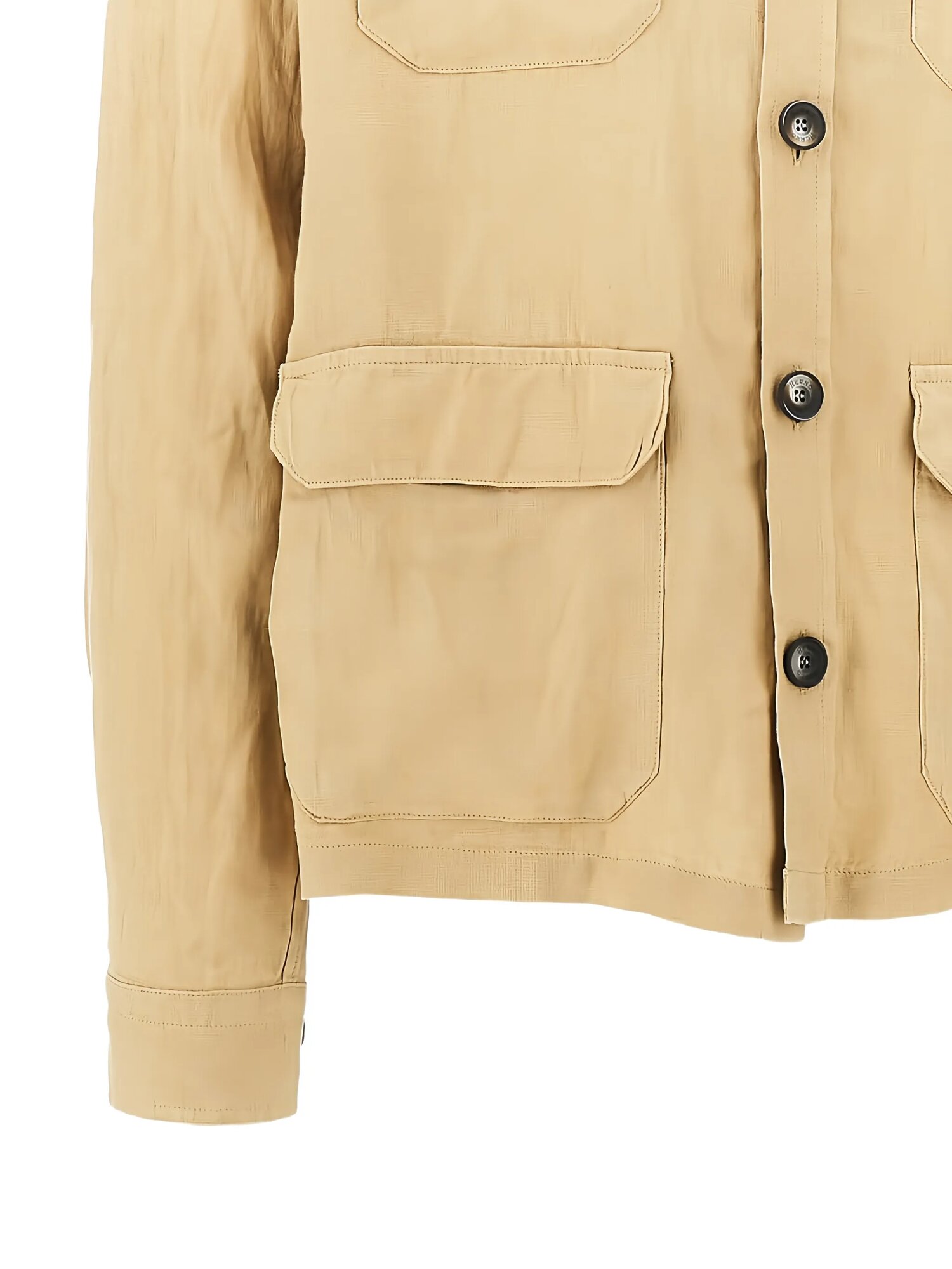 Куртка Herno Linen shirt jacket, размер 50 — фото 1