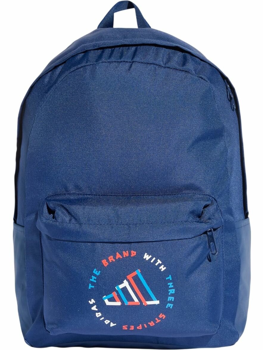 Рюкзак Adidas Classic Print Backpack синий JG1084 состав: 100% полиэстер
