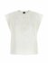 Блуза Pinko Curl sleeve blouse, размер 44, бежевый/белый