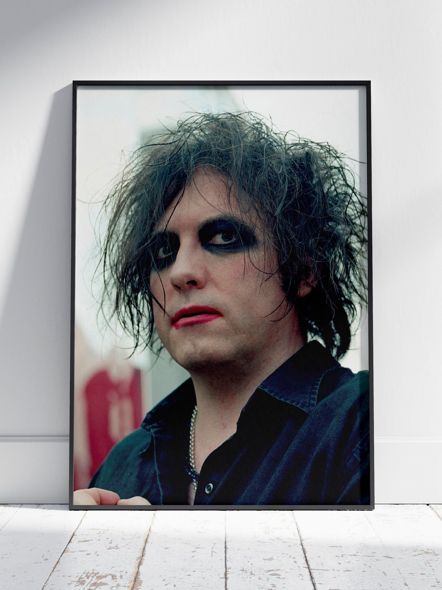Плакат на стену для интерьера Сьюзи и Баньши (Роберт Смит - Robert Smith 1) - Постер по музыке и артисту формата A4 (21x30 см)
