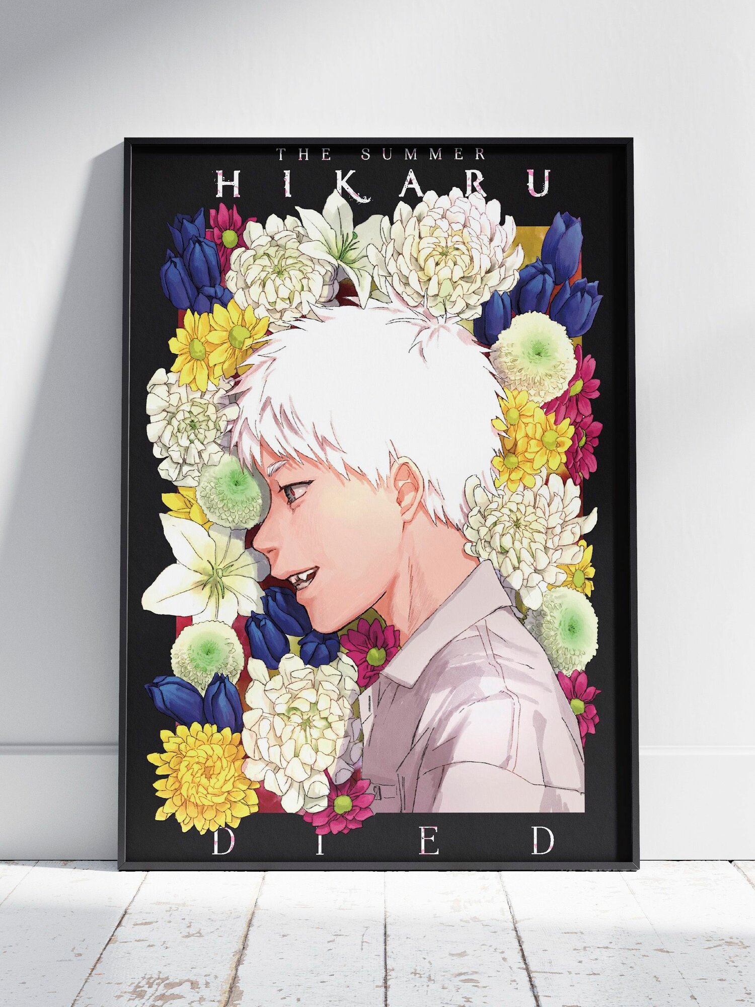 Плакат на стену для интерьера Лето Когда Погас Свет (Хикару - Hikaru 2) - Постер по аниме и манге формата A3 (30x42 см)