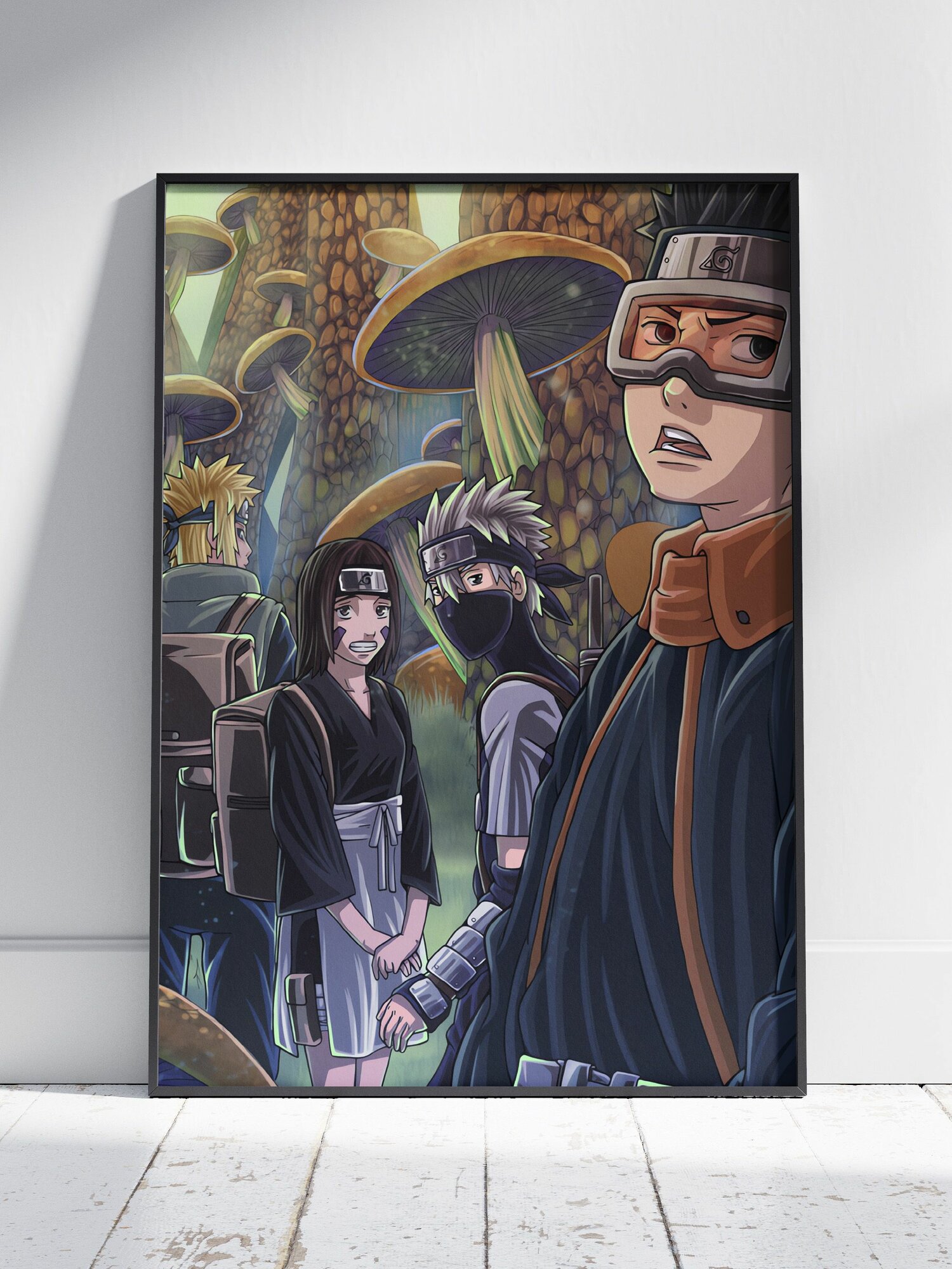 Плакат на стену для интерьера Наруто Ураганные Хроники (Naruto 18) - Постер по аниме и японской анимации формата A4 (21x30 см)