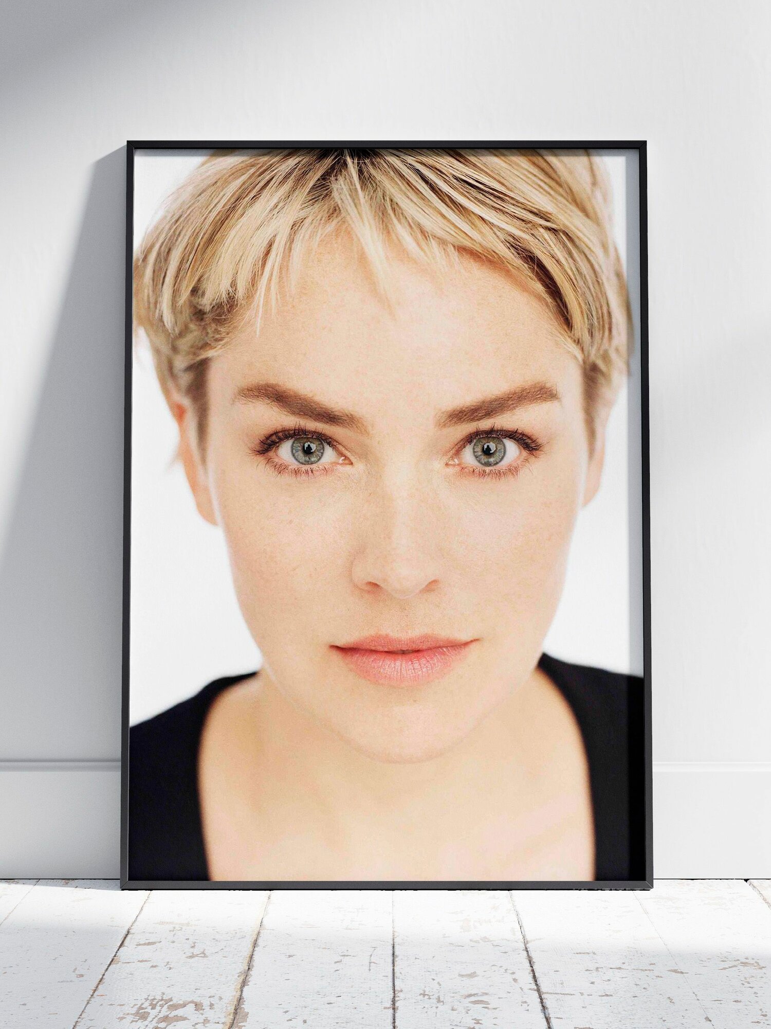Плакат на стену для интерьера Шэрон Стоун (Sharon Stone 4) - Постер по актеру фильма, кино, сериала формата A4 (21x30 см)