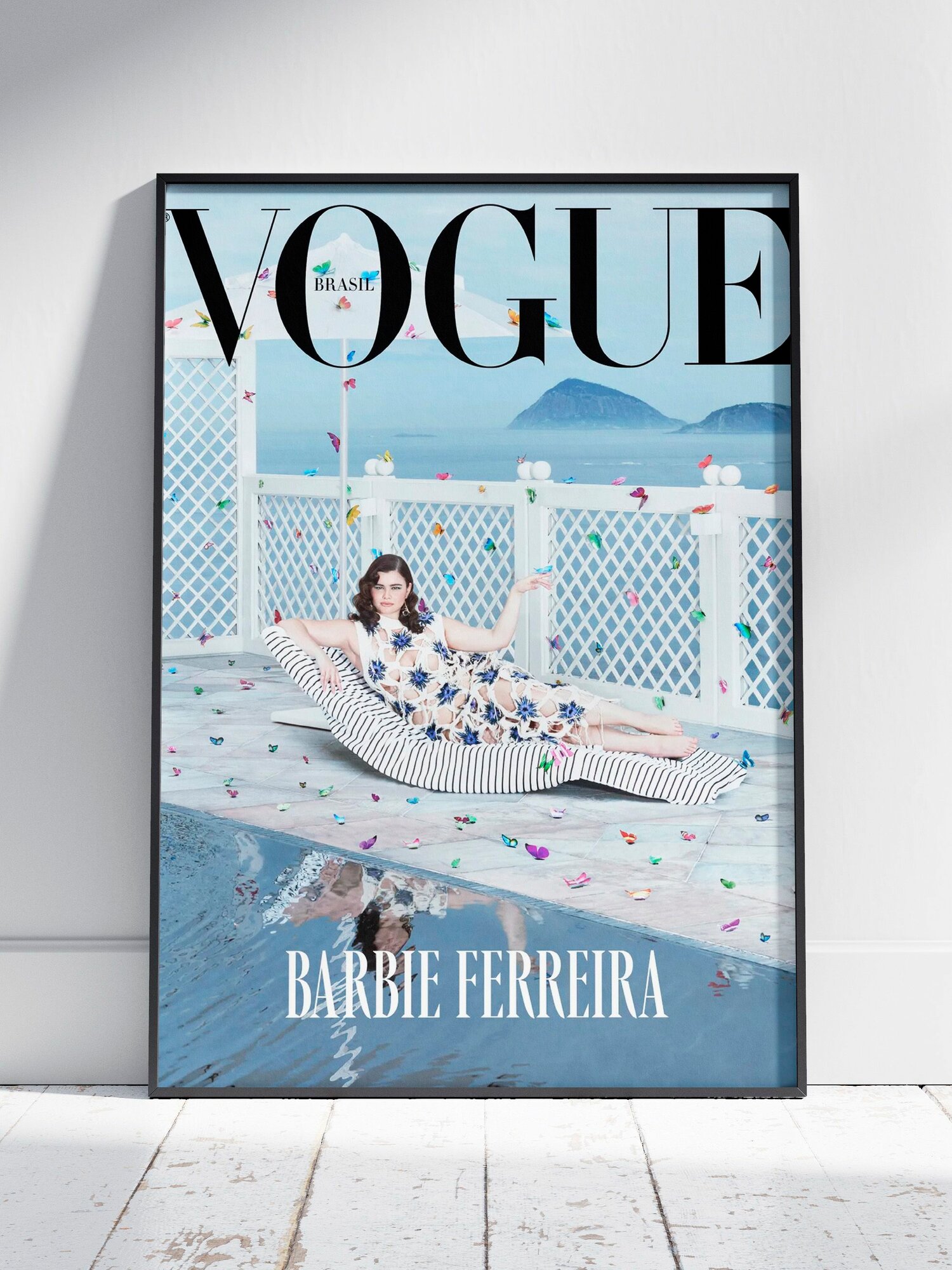 Плакат на стену для интерьера Барби Феррейра (Barbie Ferreira 25) - Постер по модели, бренду и моде формата A4 (21x30 см)
