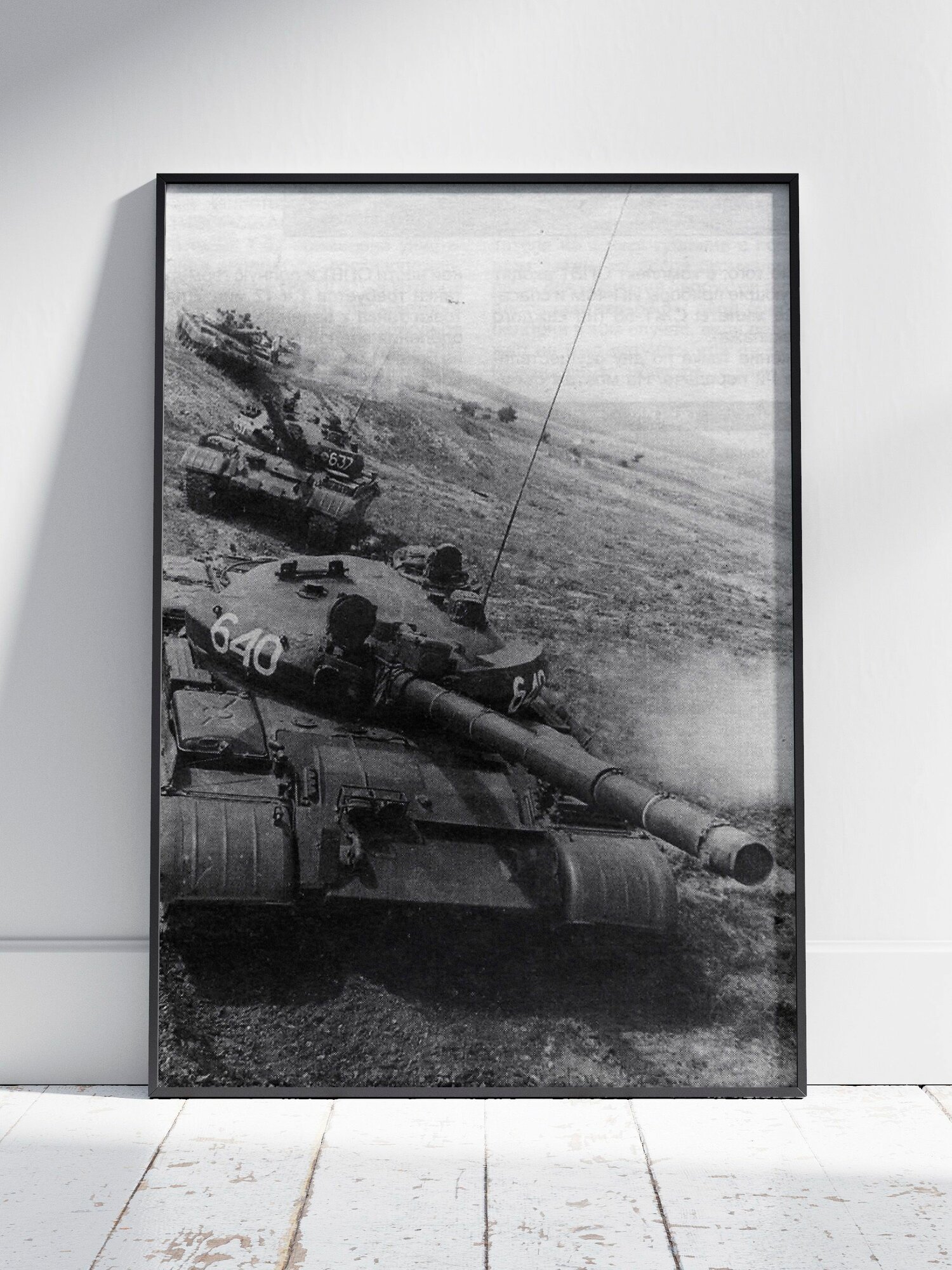 Плакат на стену для интерьера Транспорт и техника (Танк Т 62 - T 62) - Постер по машине формата A4 (21x30 см)