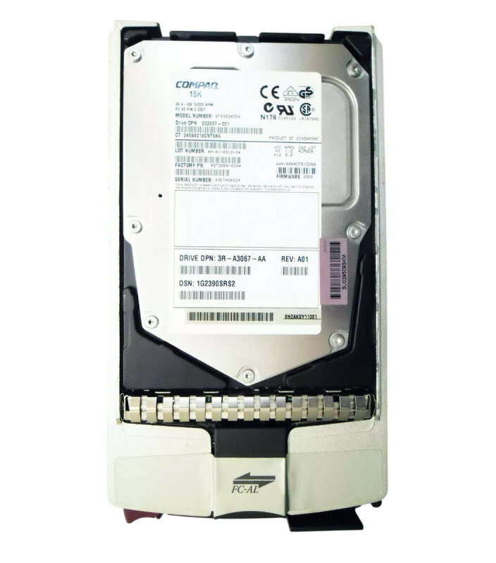 Жесткий диск HP 236205-B22 36,4Gb Fibre Channel 3,5" HDD