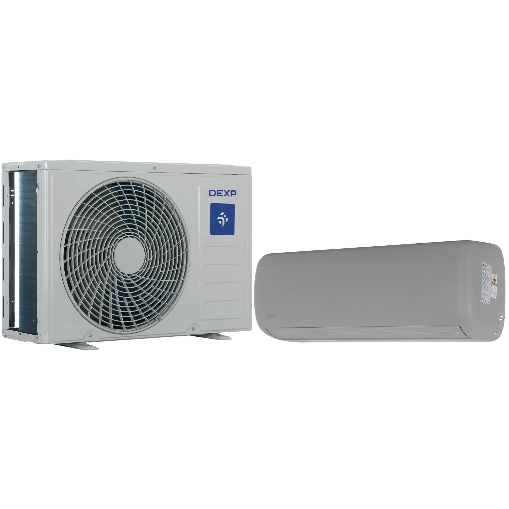 Кондиционер настенный сплит-система DEXP AC-KMD12INV серый, охлаждение, до 25 м², 34 дБ, Wi-Fi