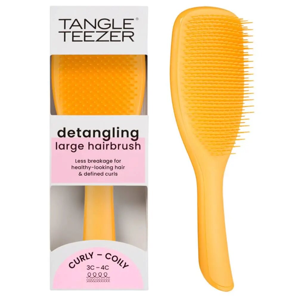 TANGLE TEEZER Тангл Тизер Расческа для очень кудрявых волос Naturally Curly Daffodil Yellow (Tangle Teezer, Curly - Coily)