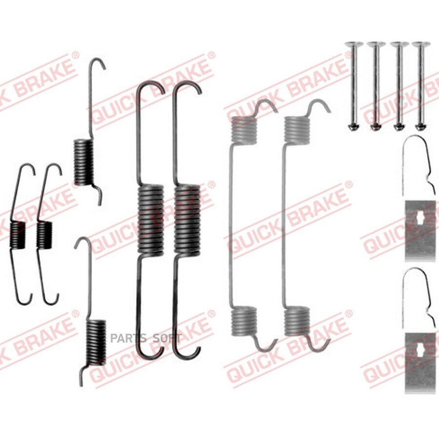 РК крепления торм. Колодок от официального дистрибьютора, QUICK BRAKE, артикул 1050803