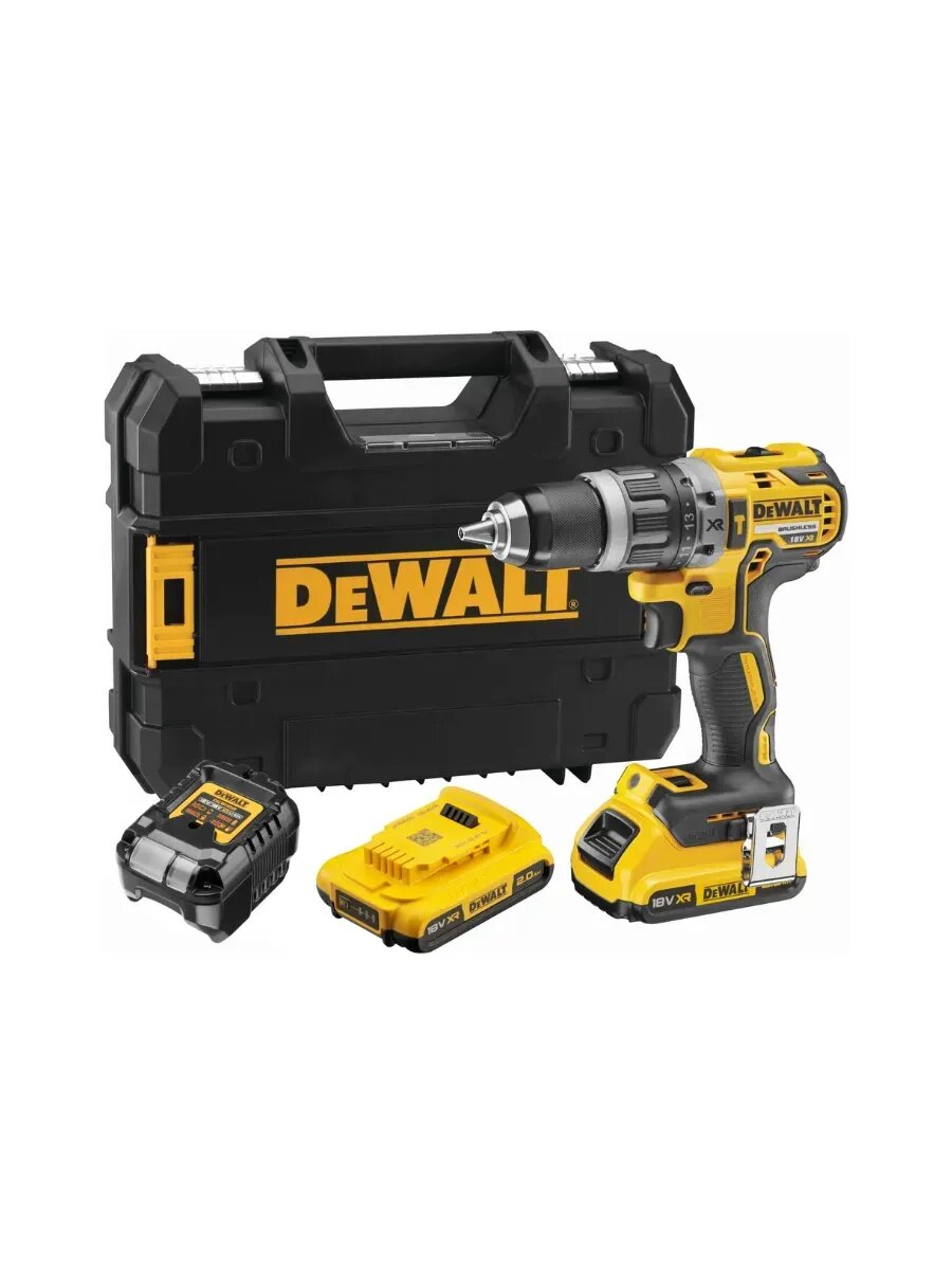 Бесщеточная ударная дрель-шуруповерт DCD796D2-QW