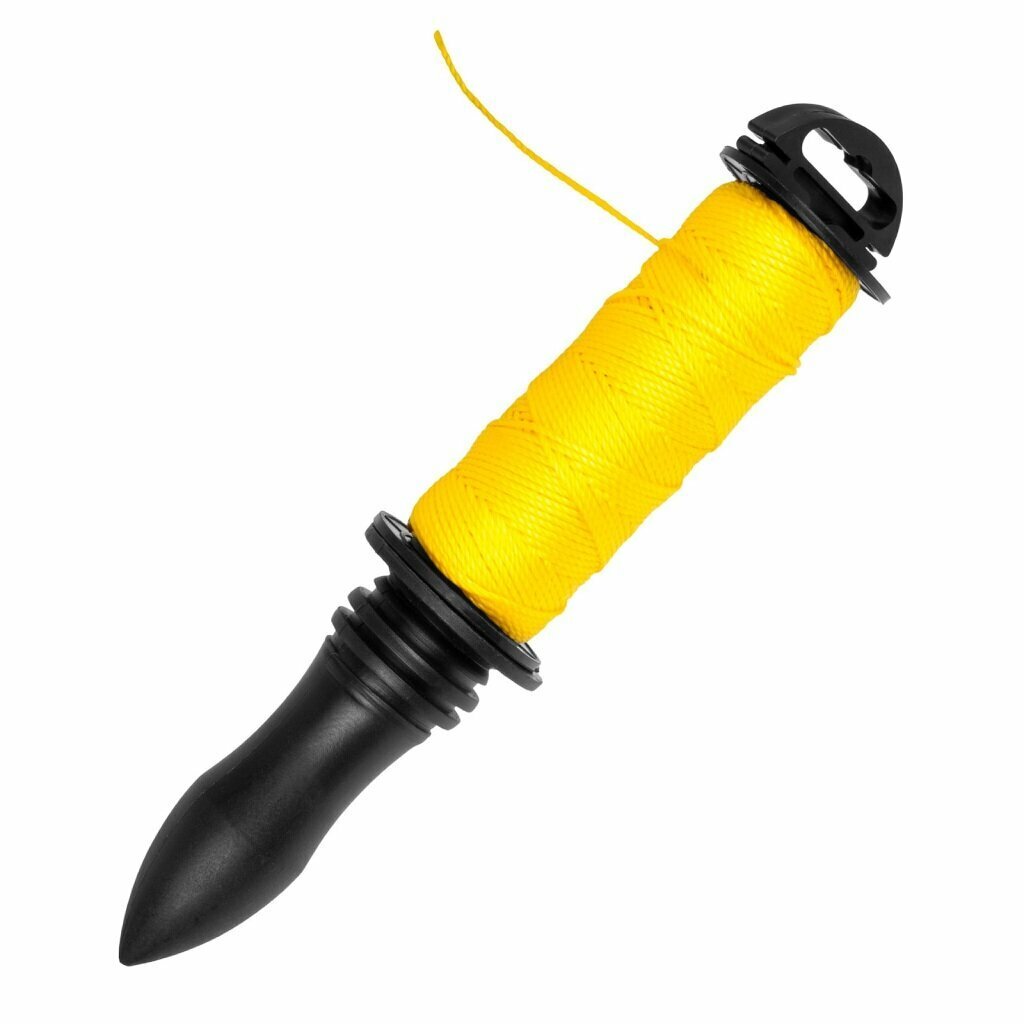 Строительный шнур РемоКолор нейлоновый 30 метров на катушке для разметки, артикул 14-0-034