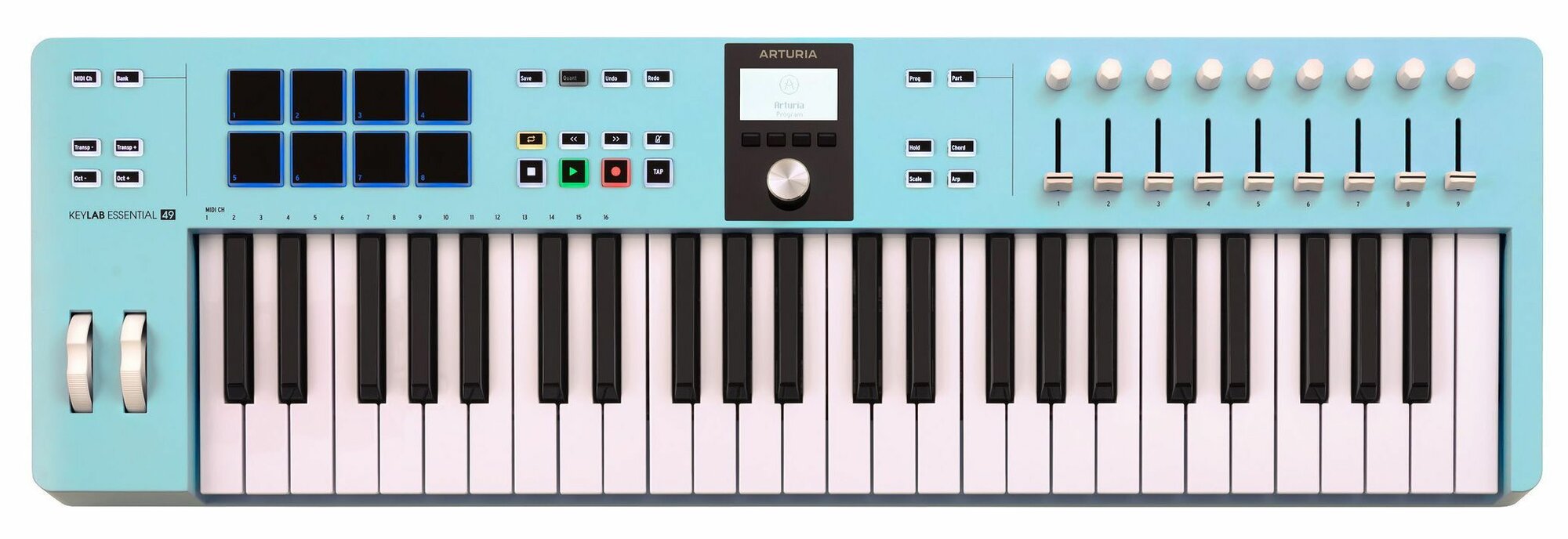 Arturia KeyLab Essential 49 mk3 Aquamarine MIDI-клавиатура / контроллер