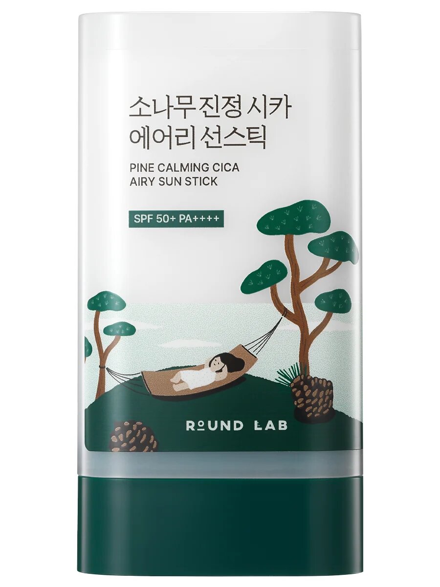 Round Lab Солнцезащитный стик с сосной и центеллой для проблемной кожи SPF50+ PA++++ Pine Calming Cica Airy Sunstick 19 гр