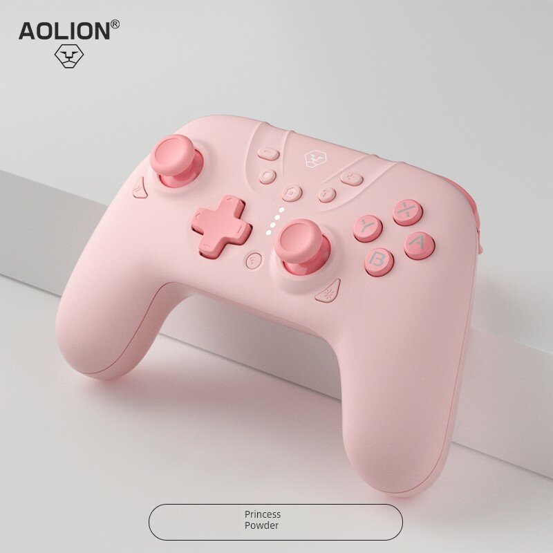 Aolion switch2 pro беспроводной контроллер с датчиками холла, функцией пробуждения nfc, розовый цвет для nintendo switch