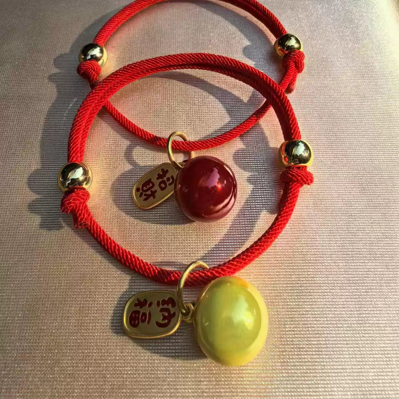 Ошейник с колокольчиком для кошек, ошейник для собак, красная веревка на удачу, аксессуар для шеи питомца, колокольчик