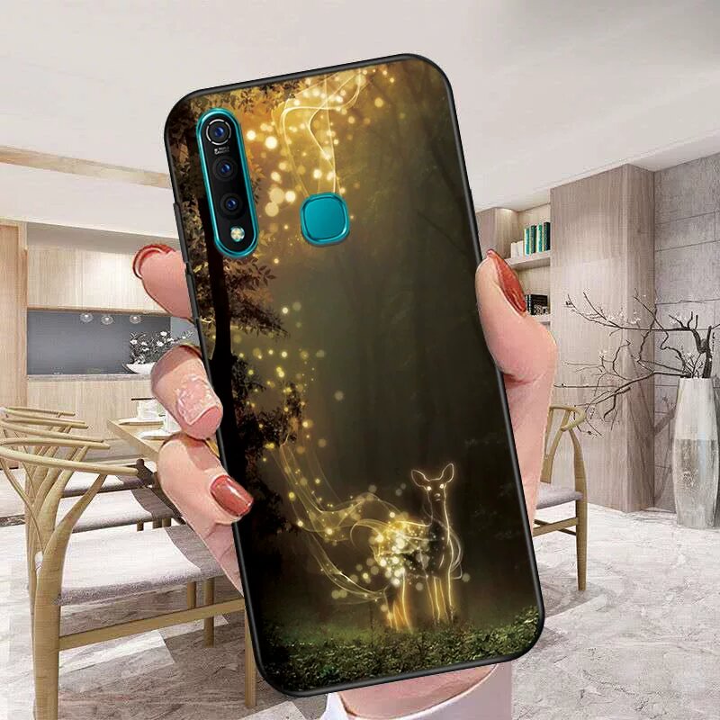 Чехол для Vivo Z5i из мягкого ТПУ с мечтательным оленем, защищающий мобильный телефон