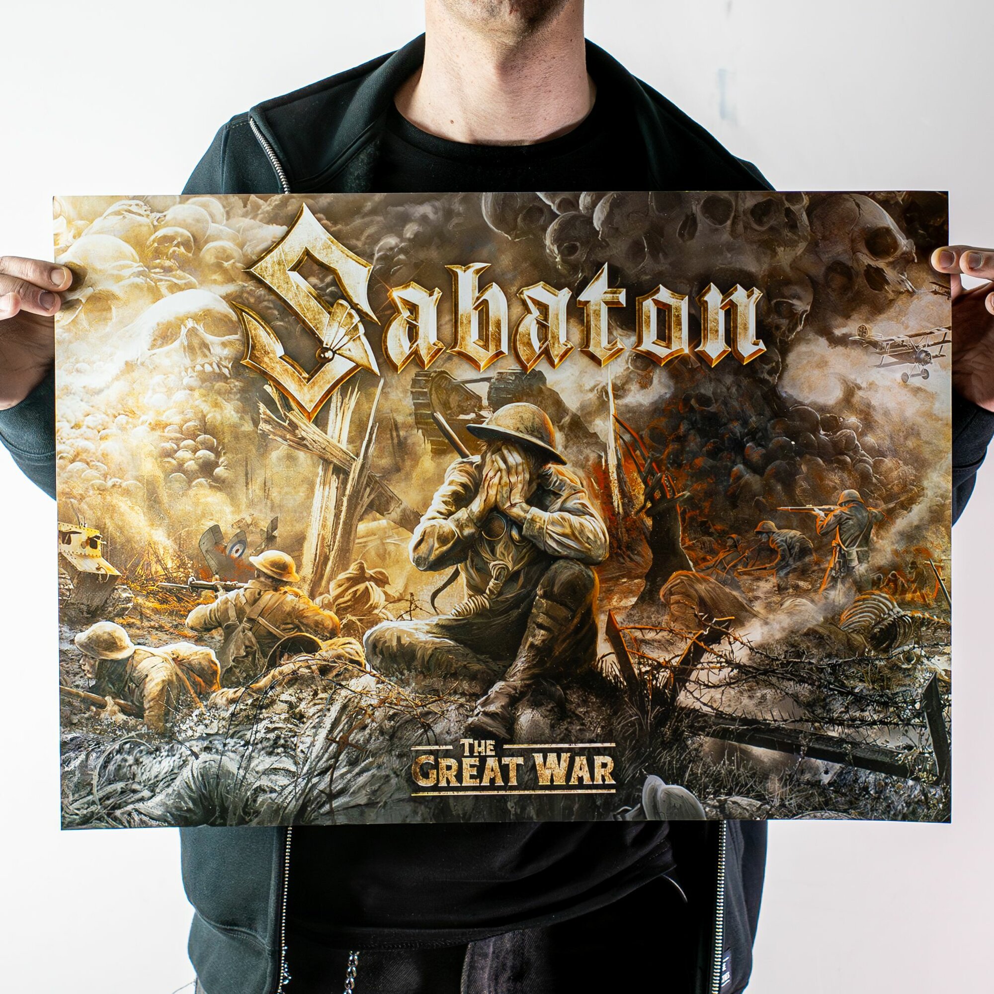 SABATON. Постер 42 х 60 см. Мелованная бумага, офсетная печать. Плотность бумаги 130 г/м2 (как обложка компакт-диска). Поставляется в прочном картонном тубусе