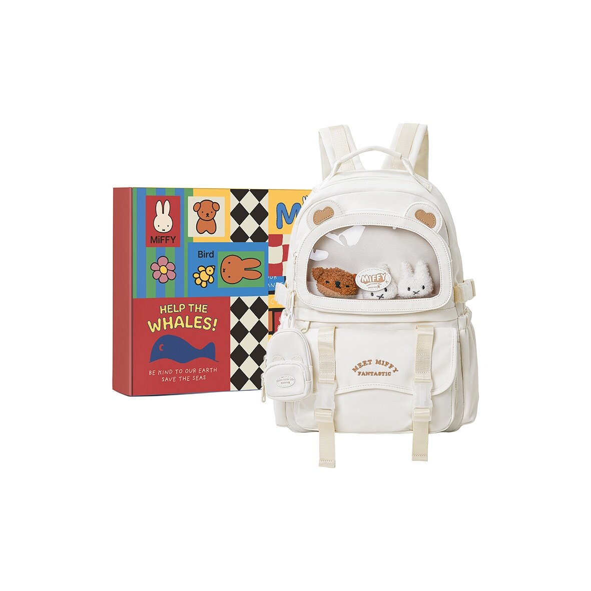 Сумка Miffy, экрю — фото 1