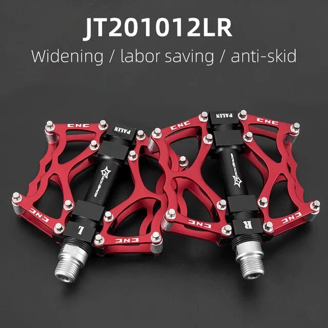 Красные велосипедные педали ROCKBROS JT201012LR