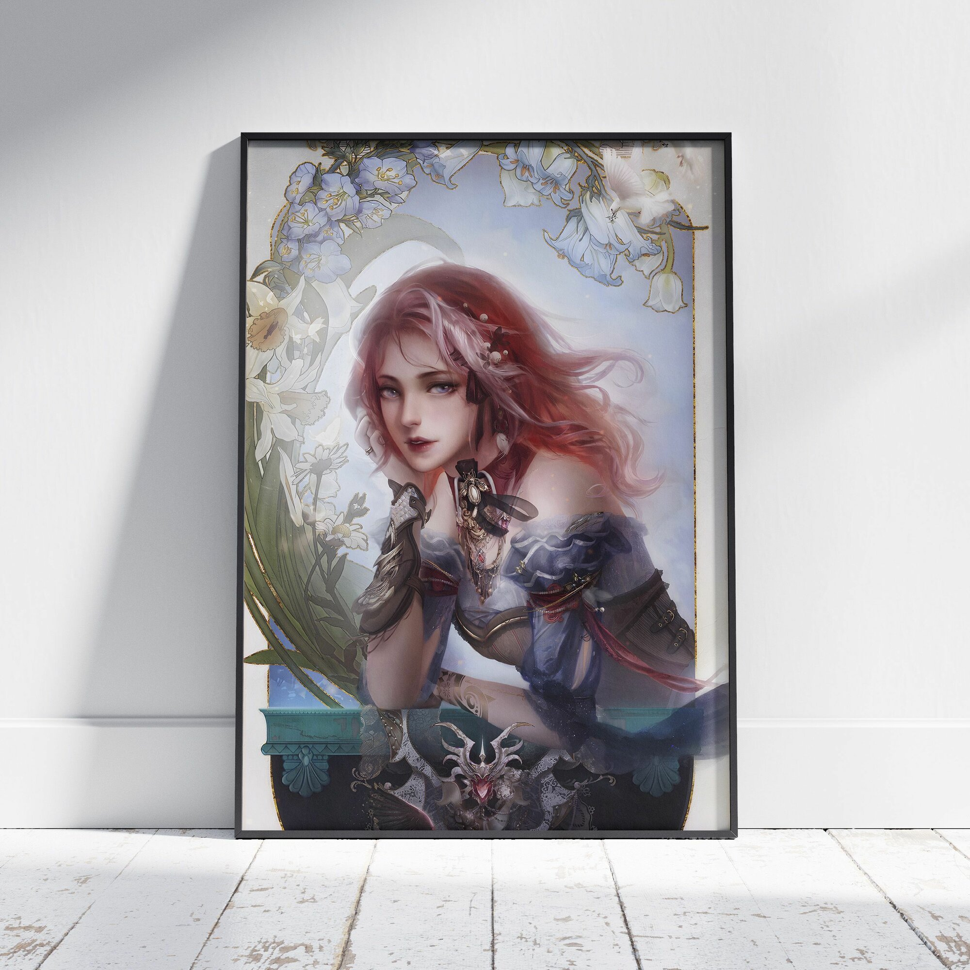 Плакат на стену для интерьера Дивайнити (Divinity - Лоусе 3) - Постер по игре стратегии Divinity формата А3 (30x42 см)