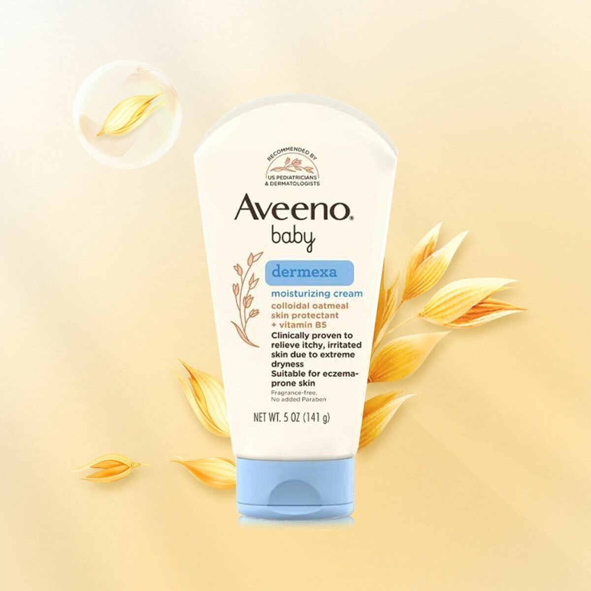 Aveeno Baby, Eczema Therapy, Увлажняющий крем, 141 мл