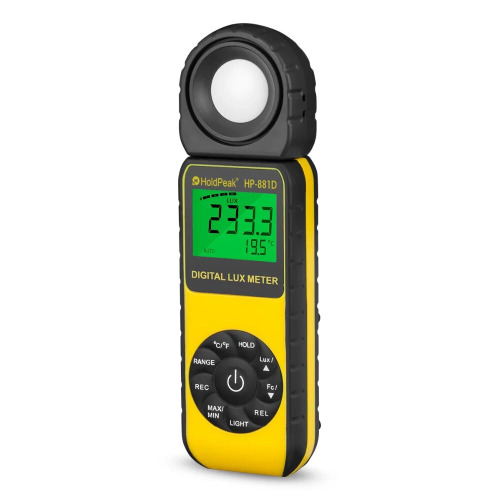 HoldPeak HP-881D Цифровой люксметр