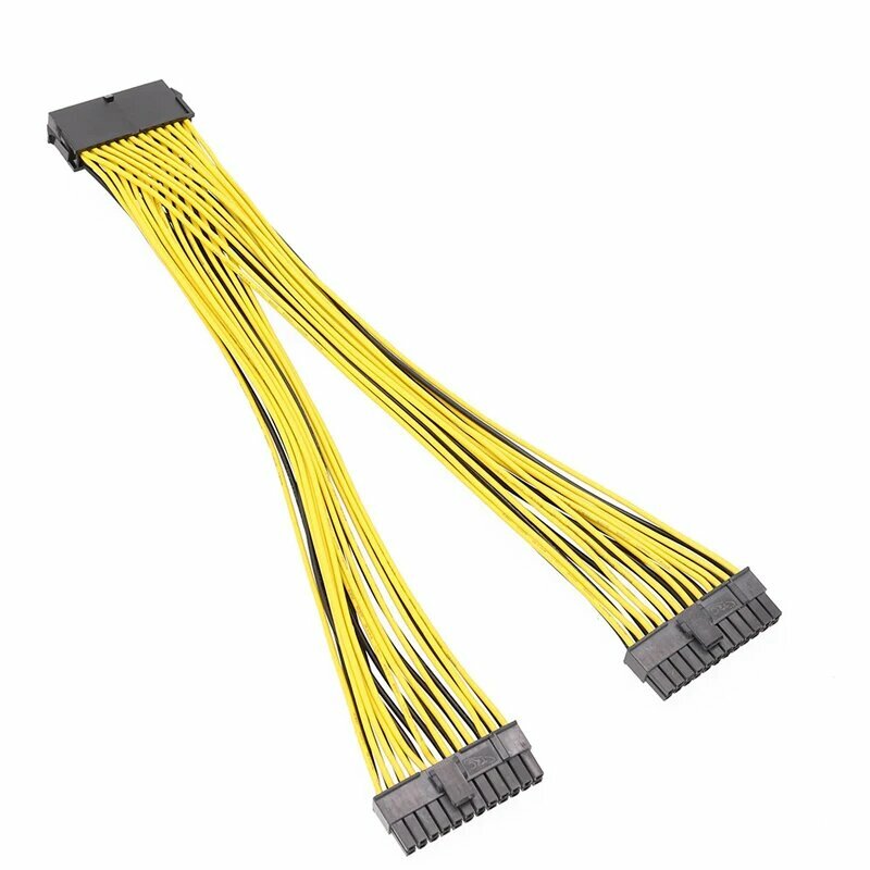 Khengandy 24Pin ATX Y-кабель для 2х материнских плат, 30cm