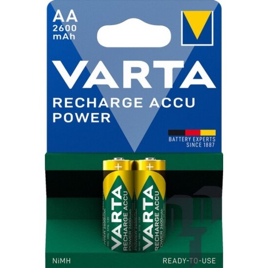 Аккумулятор Varta LR6 AA 2600 mAh R2U (уп 2 шт)