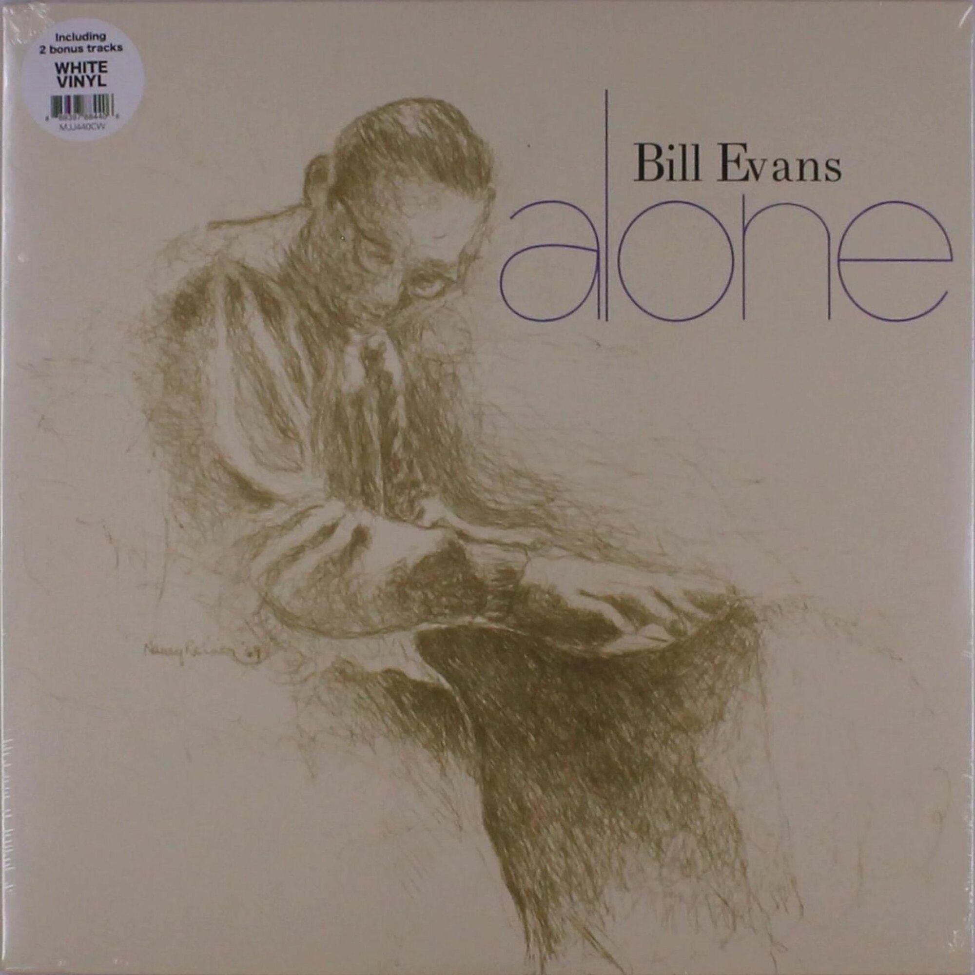 Виниловая пластинка Bill Evans - Alone (LP, Белый винил) 2025