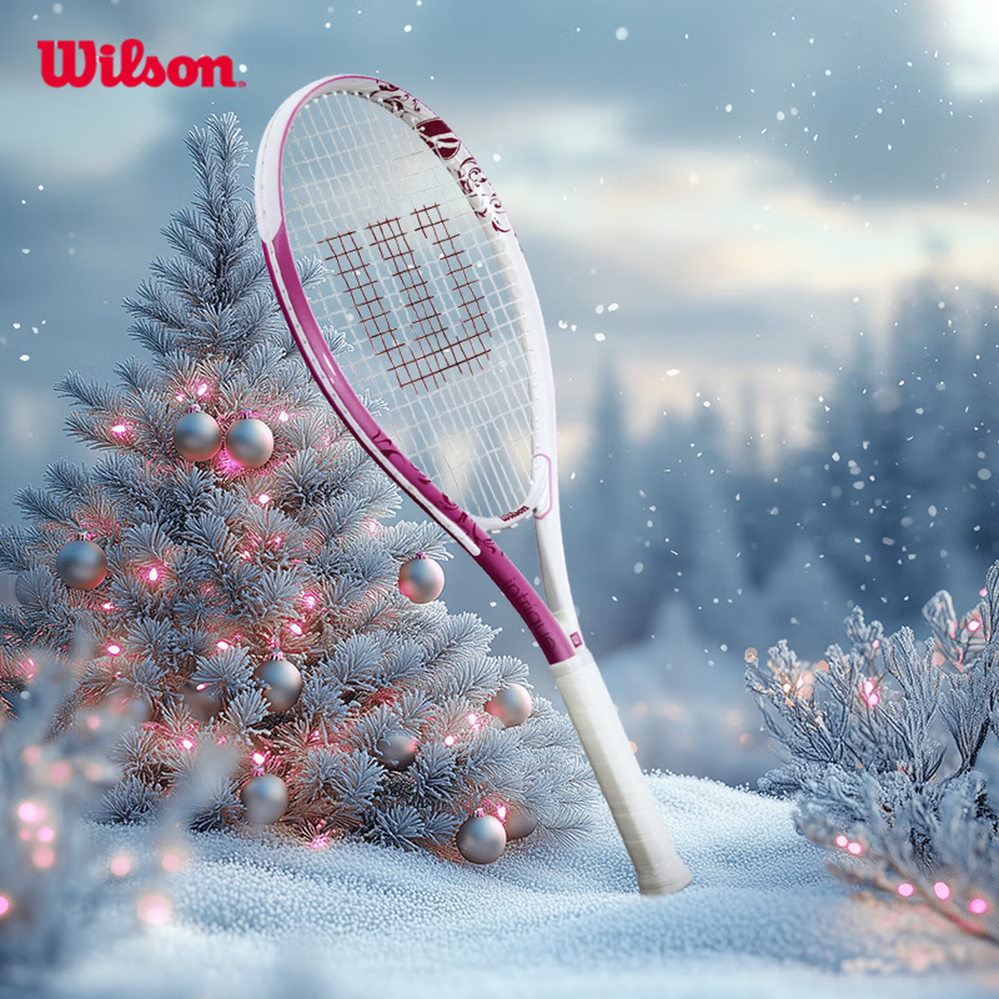Теннисная ракетка Wilson INTRIGUE SMU 113 | Сверхлегкая 275г | Для начинающих (Ручка 1, со струнами)
