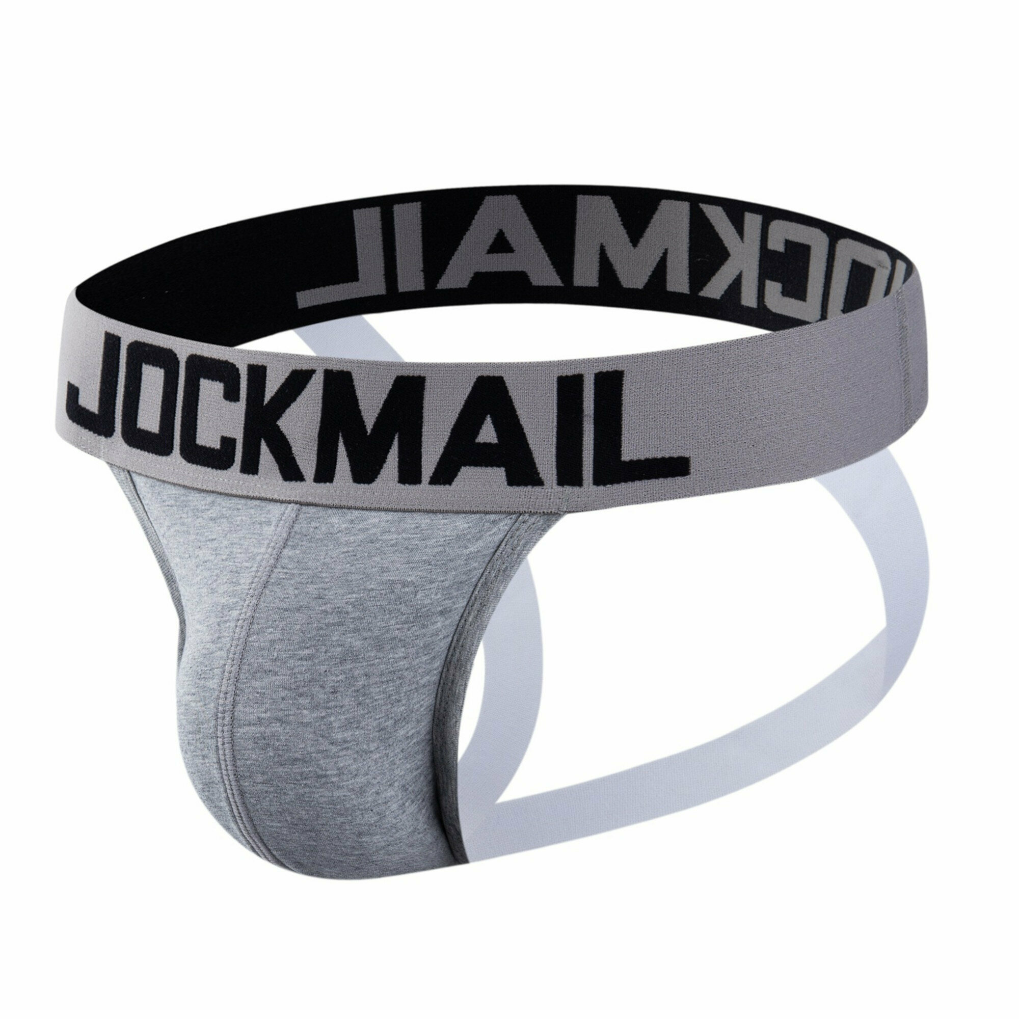 Мужские трусы джоки серые JOCKMAIL JM4038-3 хлопок/спандекс XL (50)