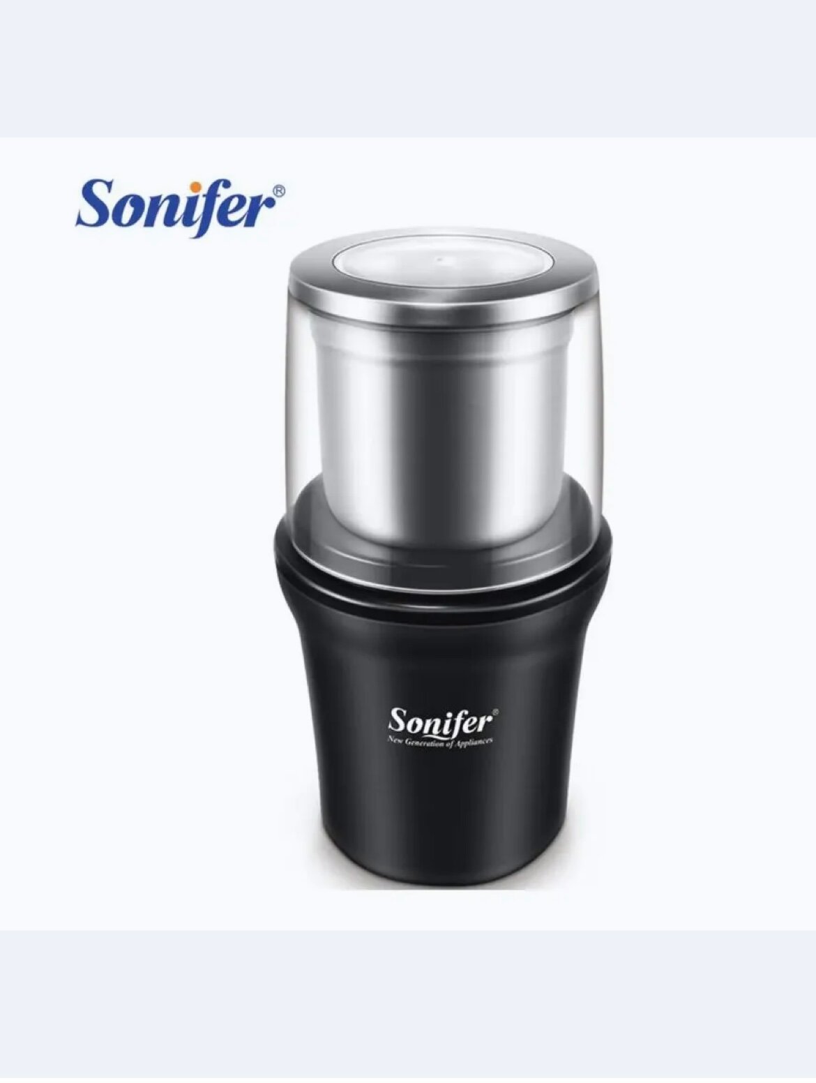 Кофемолка электрическая Sonifer SF-3527, ротационный нож, 300Вт, 180г