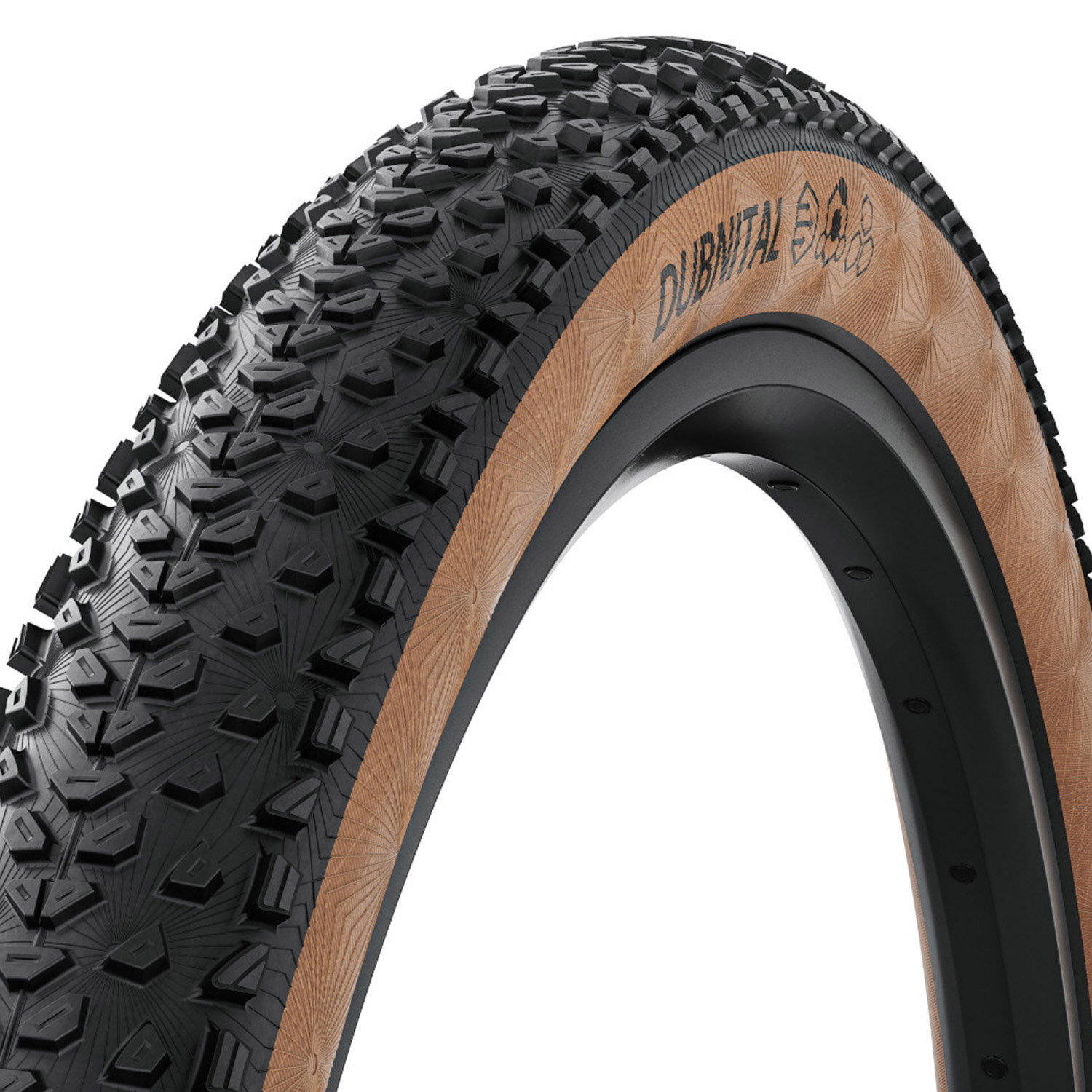 Велопокрышка Continental Dubnital 29x2.40 60-622 Foldable Black/Transparent
