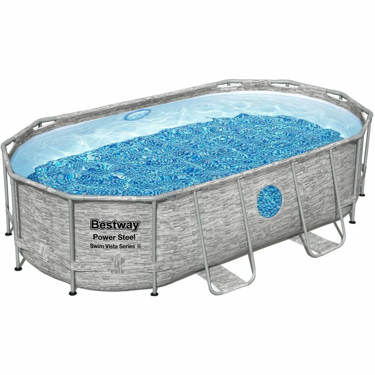 Каркасный бассейн 427х250х100 см, Steel Pro Max Swim Vista ,7250 л, (полный комплект), Bestway, арт. QW56714
