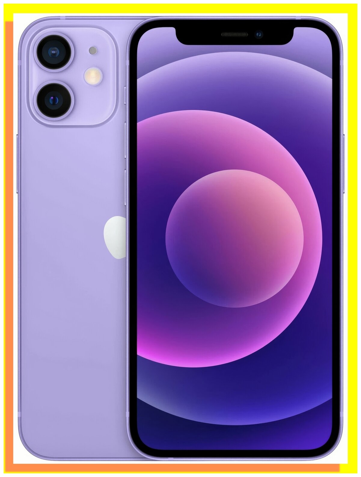 Смартфон Apple iPhone 12 mini, 4ГБ/128ГБ, 5G, nano-SIM, Фиолетовый/Purple