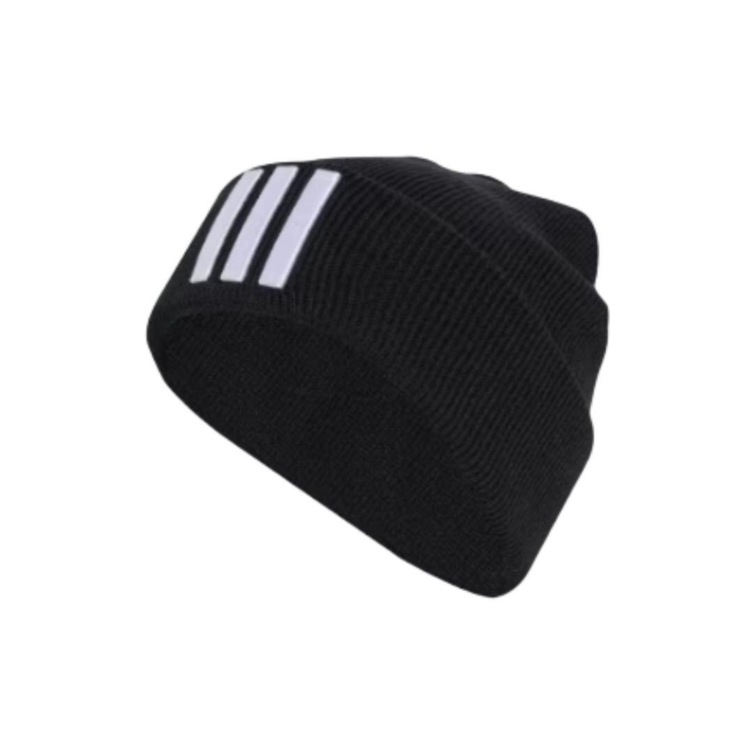 Шапка adidas для мужчин, размер OSFM, черный/белый — фото 1