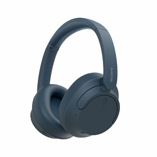 Наушники беспроводные с микрофоном WH-CH720N, Bluetooth, USB Type-C, темно-синий