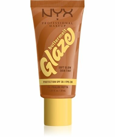 Тональный крем NYX Professional Makeup Buttermelt Glaze, оттенок 06 Praline Butta, 30 мл