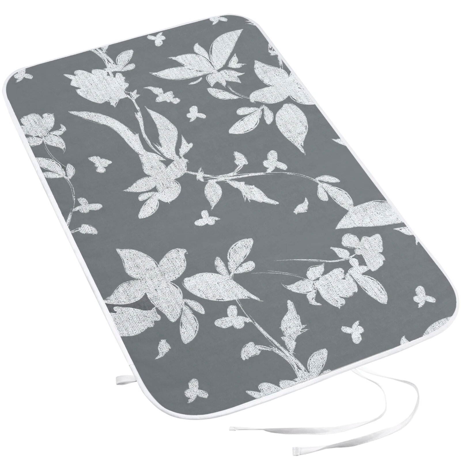 Термостойкий гладильный коврик TD-Mat-Gray Flower 50x85 см