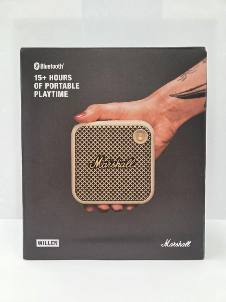 Портативная колонка Marshall "Willen", беспроводная, 10Вт, бежевая — фото 1