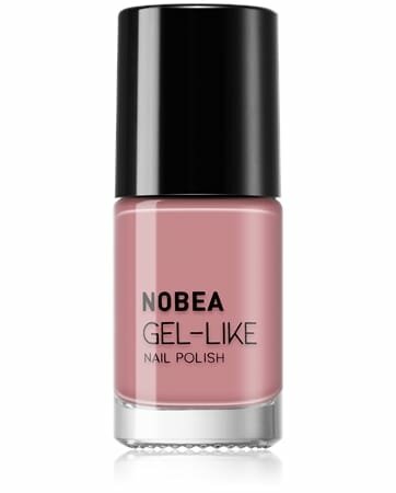 Лак для ногтей NOBEA Day-to-Day Gel-like Nail Polish, оттенок Timid pink #N04, 6 мл