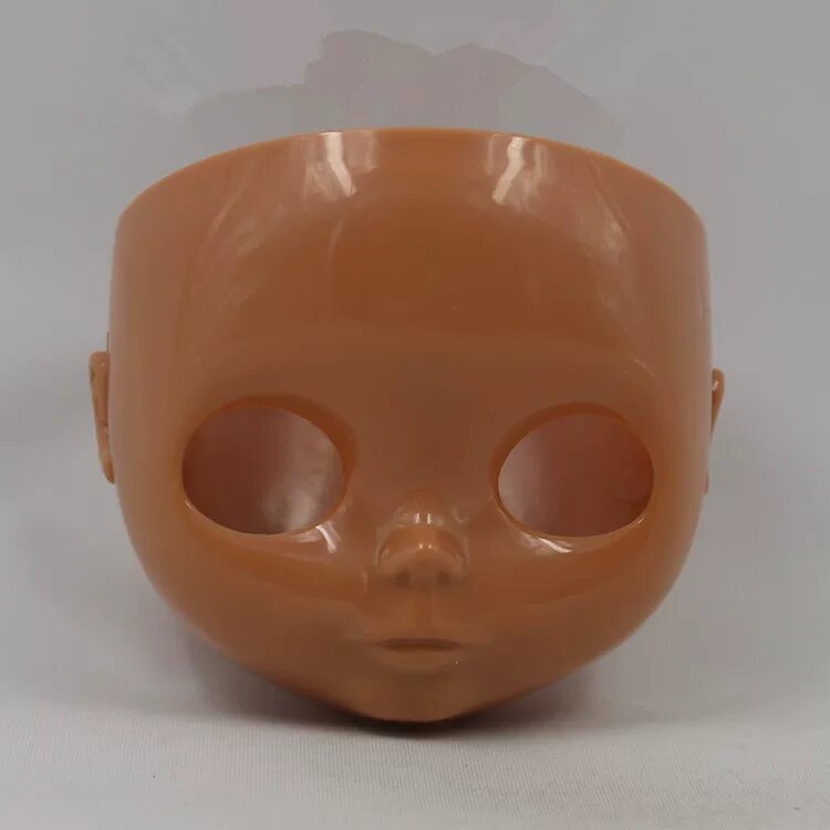 Маска лица для куклы Blythe с черным оттенком кожи, без макияжа, подходит для модели RBL, аксессуар для кастомизации