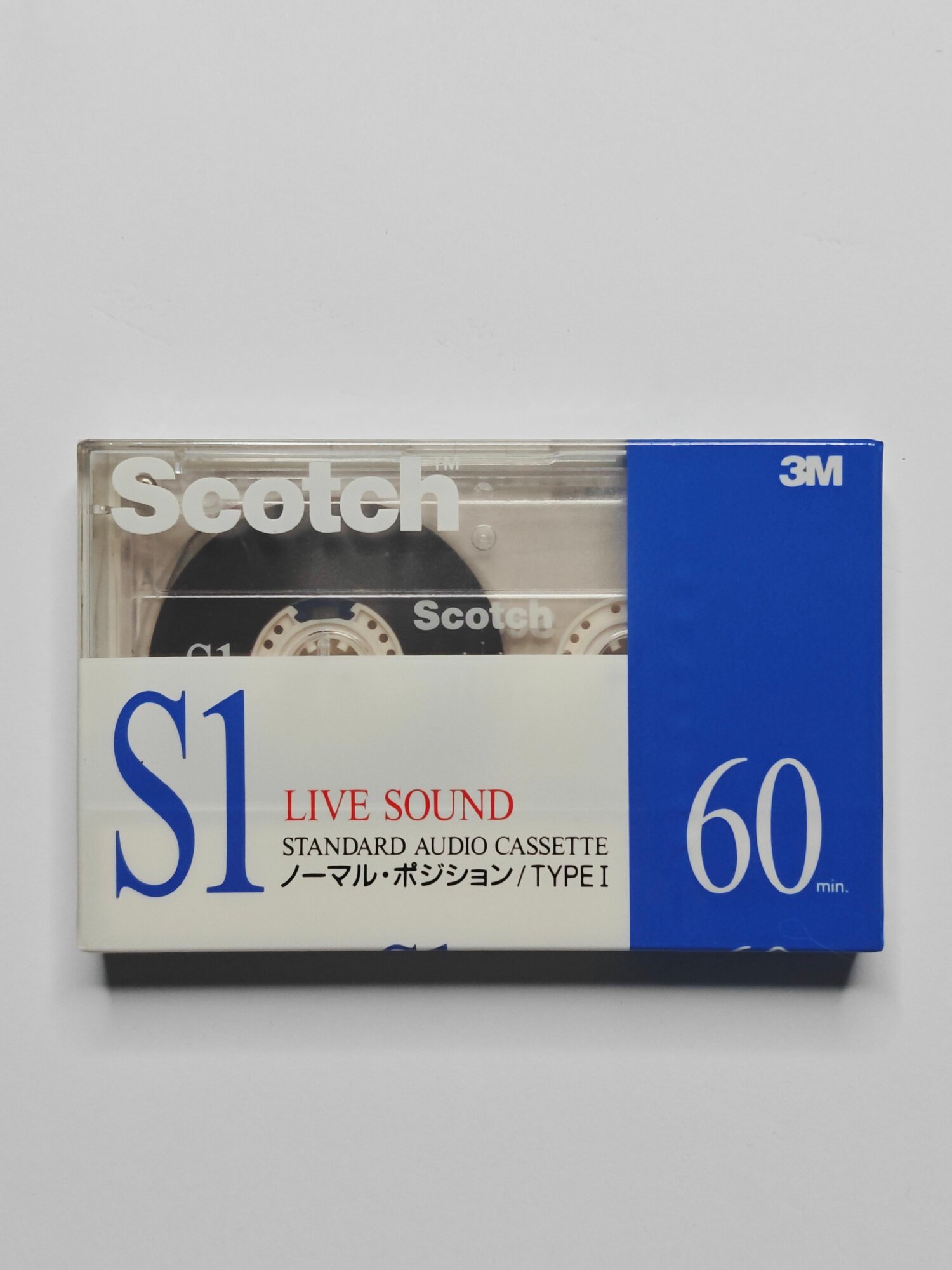 Аудиокассета запечатанная SCOTCH 3M 60 (1996г)