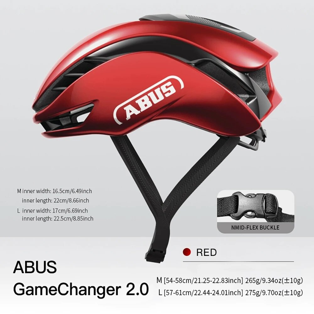 ABUS Gamechanger 2.0, красный, размер M