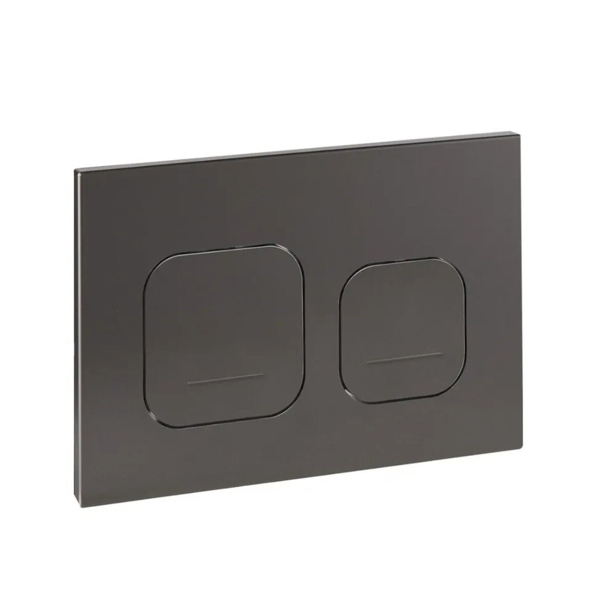 Кнопка смыва для скрытого бачка Geberit Sigma 01 20 30 Delta 21 UP300 UP320, двойная клавиша, графит, 246×164 мм