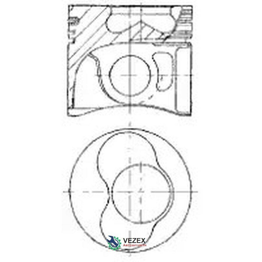 NURAL 87-421000-10 Поршень двигателя