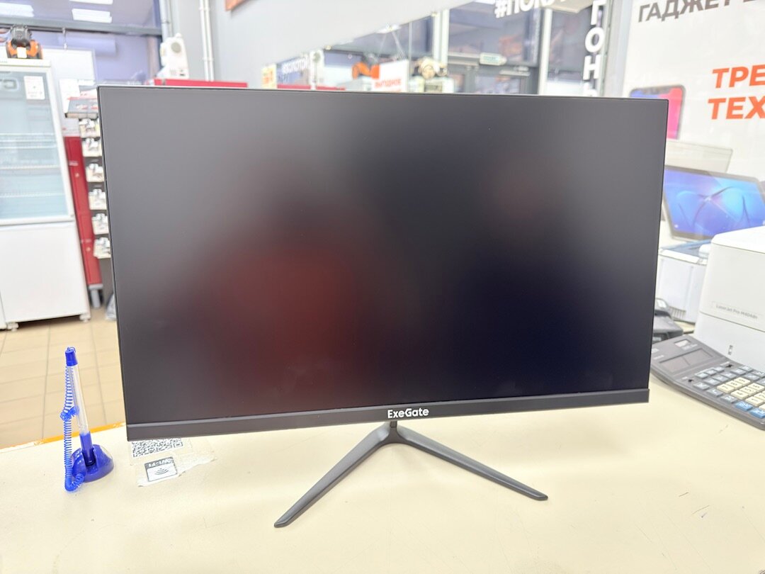 Монитор ExeGate ProSmart Ev2407a, 23.8", VA,1920x1080, 75Гц, 5 мс, D-Sub, Hdmi, черный ExeGate 98171 (Б.У.)