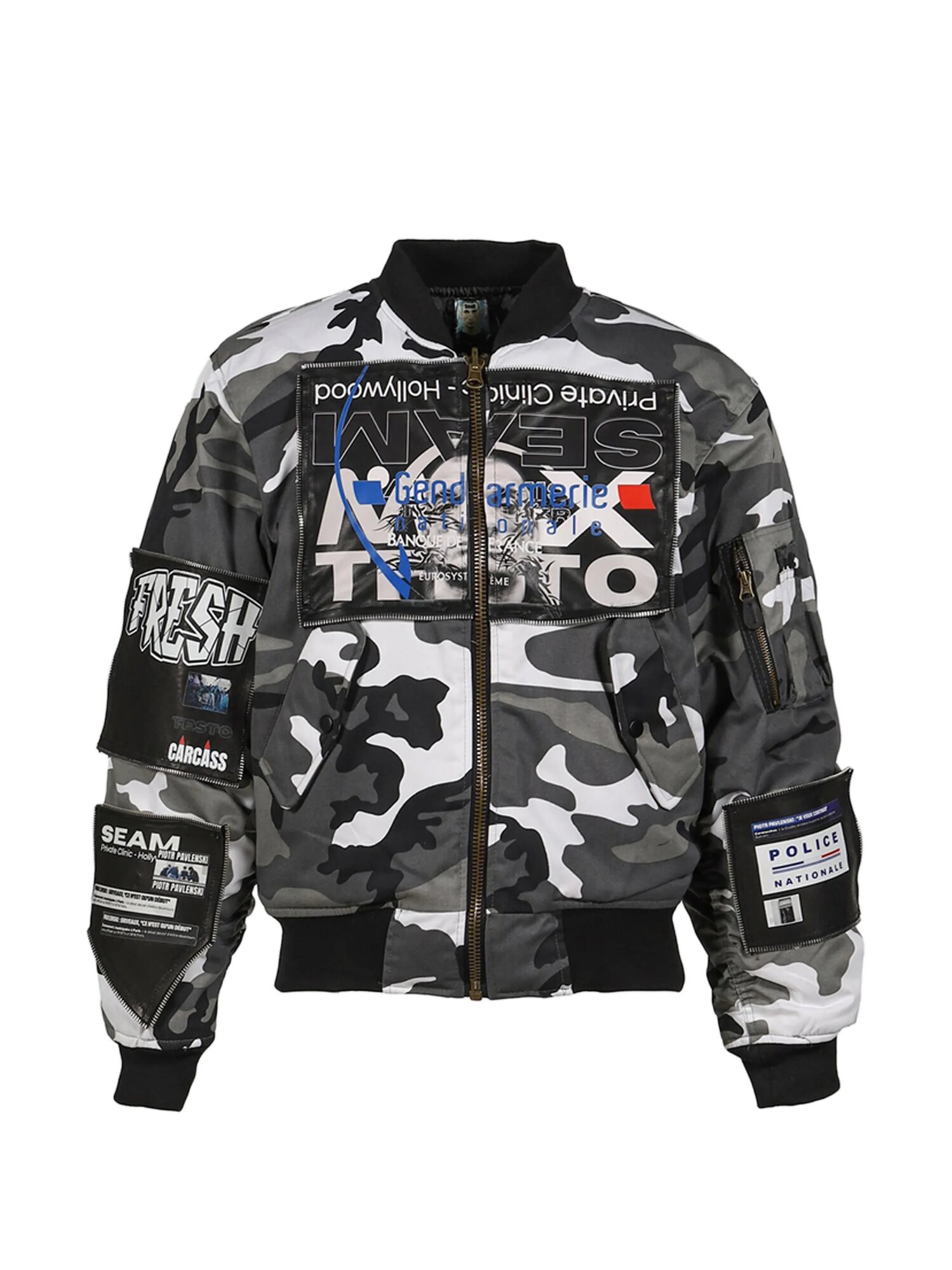 Куртка  Testo Nationale patched bomber jacket